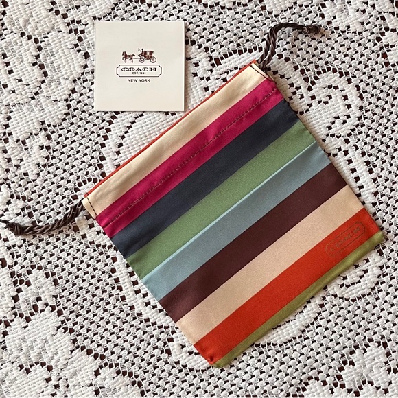 Coach | Bags | Coach Legacy Stripe Jewelry Pouch Limited Edition 65th ...